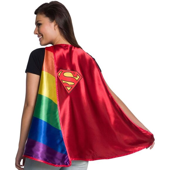 Rubie's | Accessories | Adult Dc Comics Superman Reversible Pride Cape ...